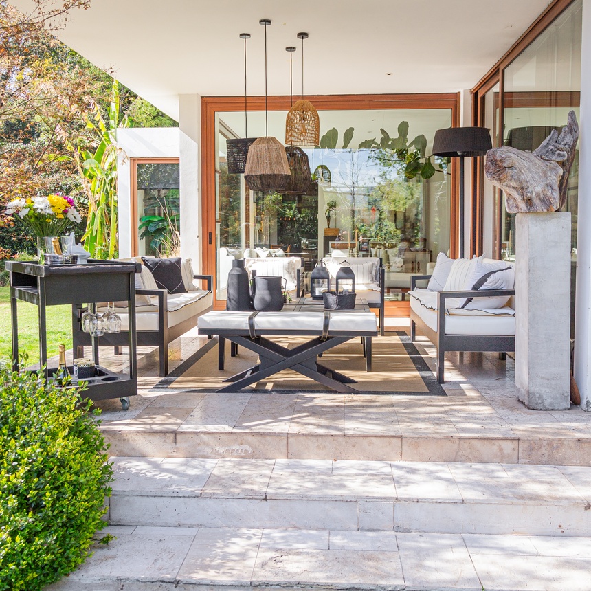 Rustic Chic | Terraza de madera negra 35D